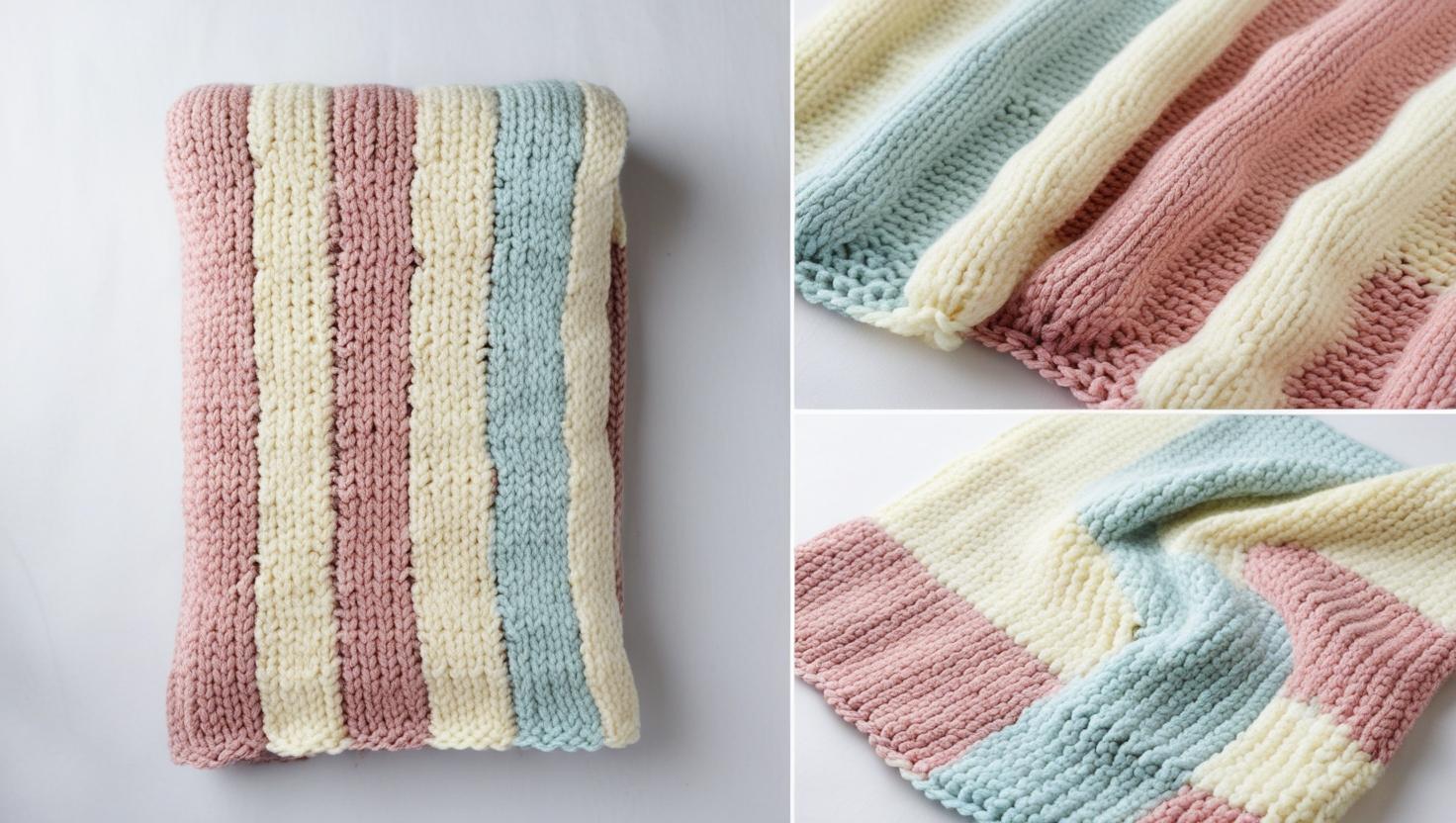 Beginner Friendly Free Baby Blanket Knitting Pattern