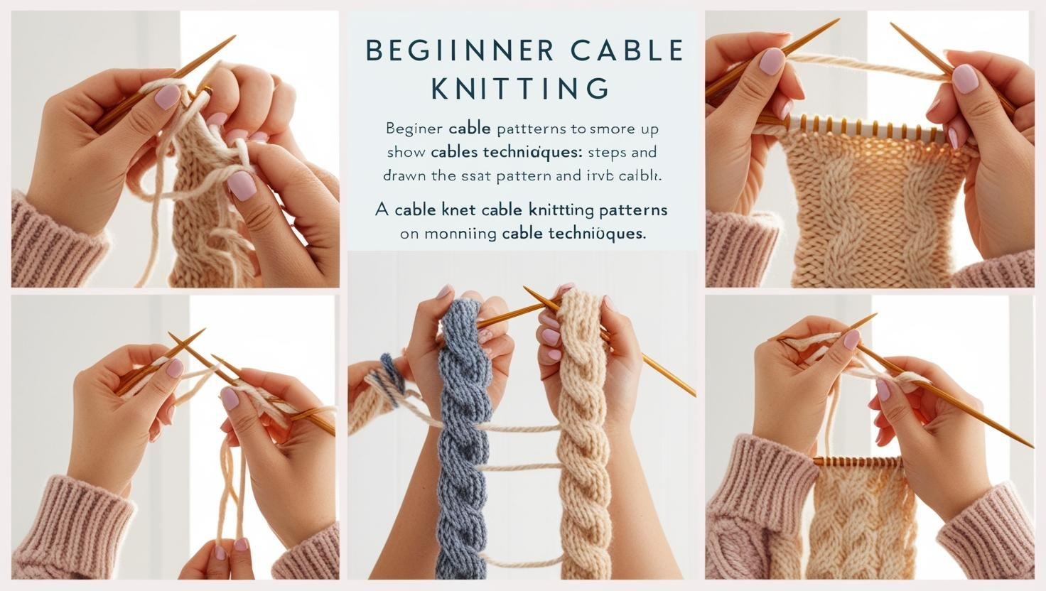 Beginner's Guide: Mastering Cable Knitting Techniques