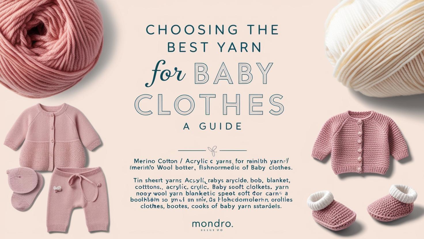 Choosing the Best Yarn for Baby Clothes: A Guide