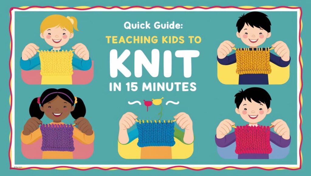 Quick Guide: Teaching Kids to Knit in 15 Minutes