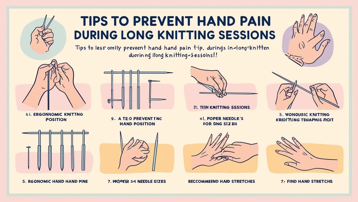 Tips to Prevent Hand Pain During Long Knitting Sessions