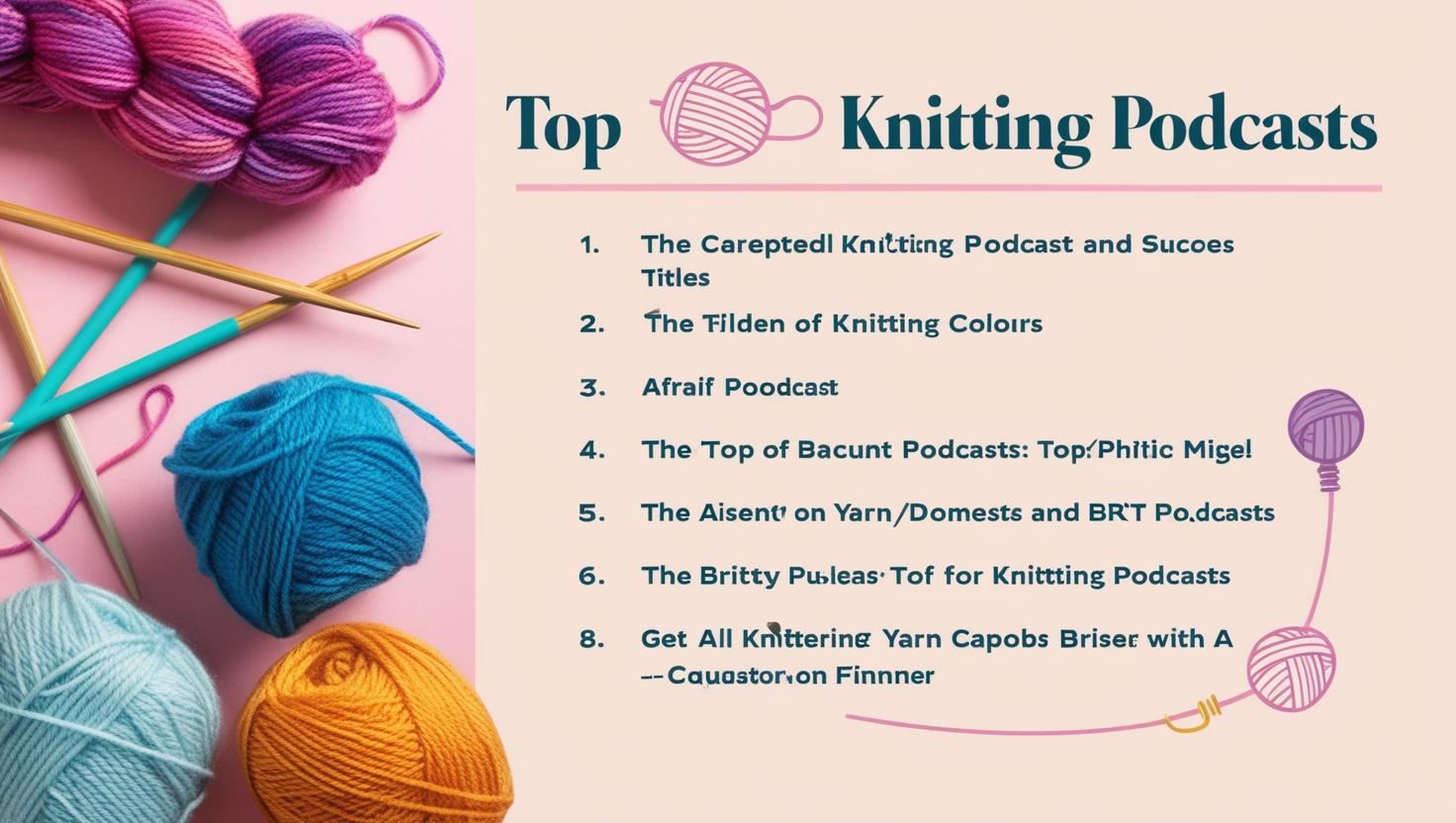 Top Knitting Podcasts to Inspire Your Next Stitch